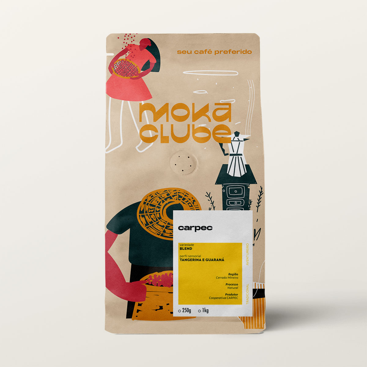 Café Carpec 250g - Moka Clube