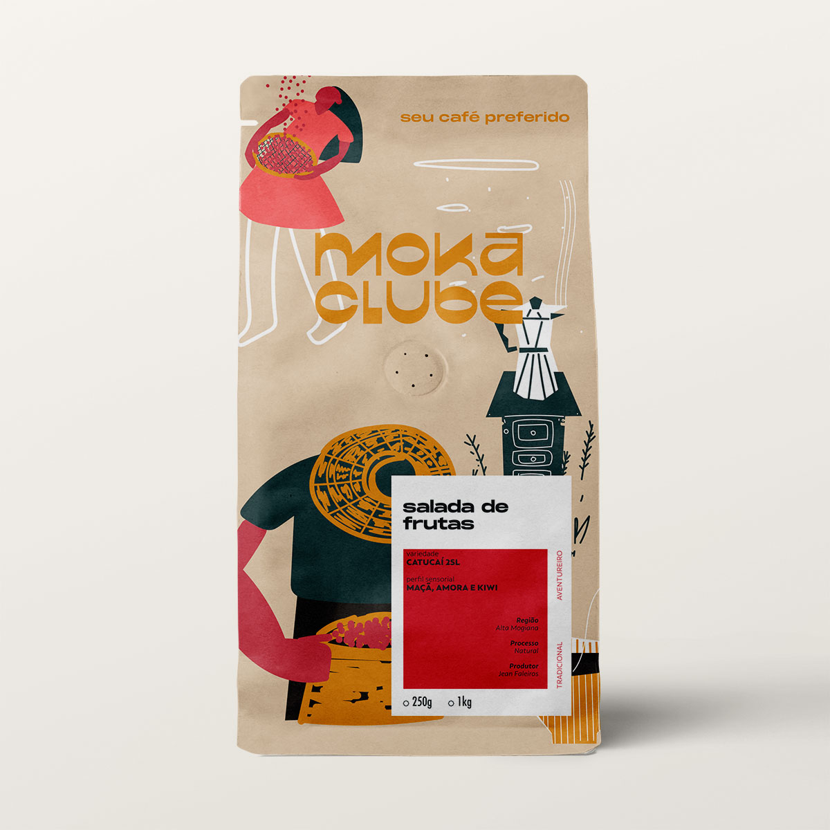 Café Salada de Frutas 250g - Moka Clube
